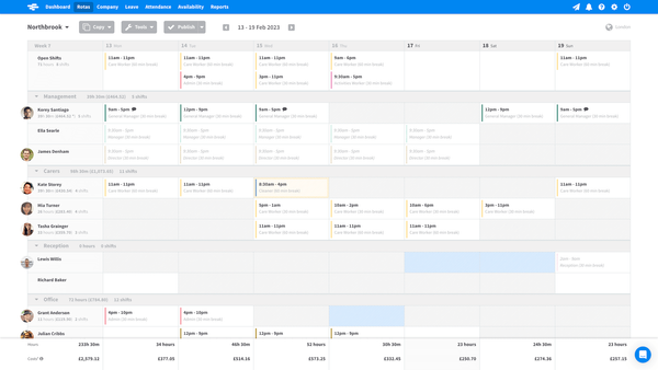 Rota management: A guide for managers · RotaCloud